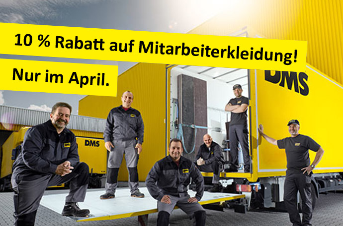 DMS :: Rabatt auf Mitarbeiterkleidung